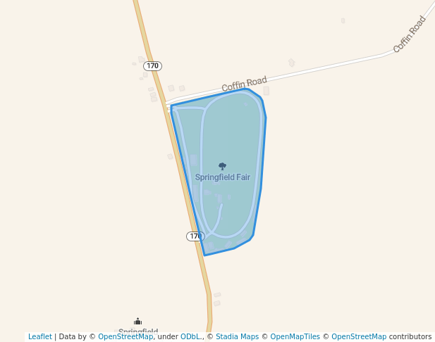 Springfield Fair in Springfield | Map and Routes