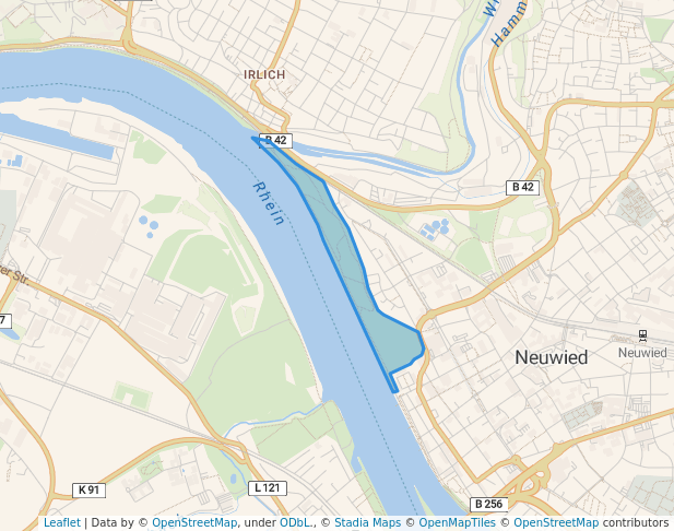 Schlosspark in Neuwied | Map and Routes