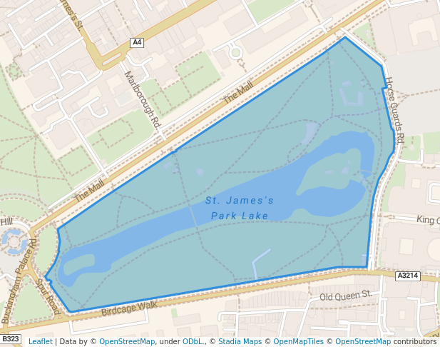 St. James's Park in London | Map and Routes