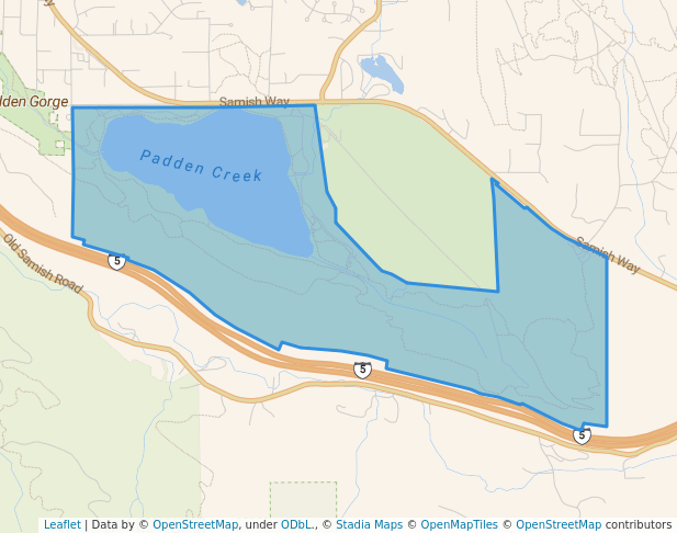 Lake Padden Park in Bellingham | Map and Routes