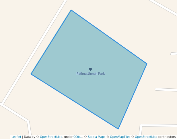 Fatima Jinnah Park in Haroonabad | Map and Routes