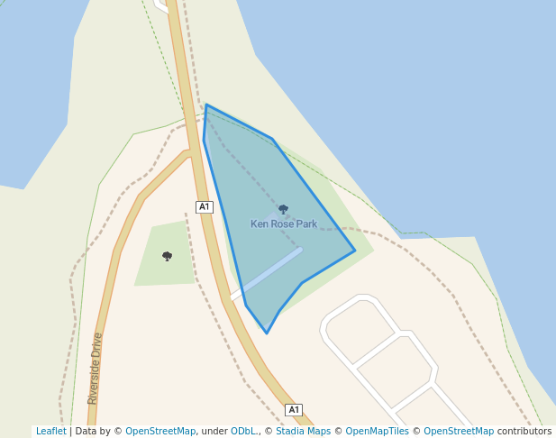 Ken Rose Park in Narooma | Map and Routes