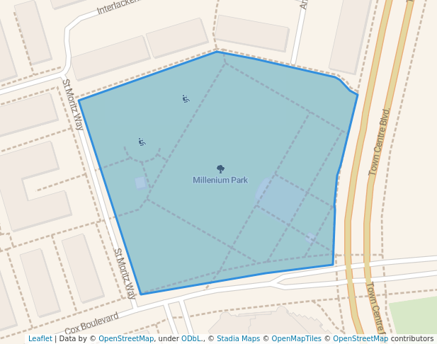 Millenium Park in Markham | Map and Routes