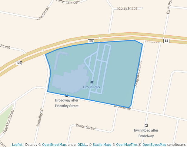 Broun Park in Embleton | Map and Routes