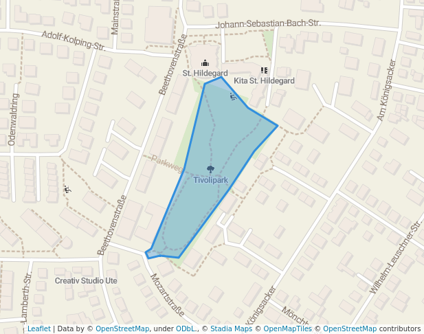 Tivolipark in Viernheim | Map and Routes