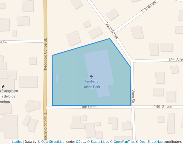 Teodocio Ochoa Park in San Ignacio | Map and Routes