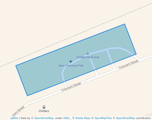 Apex Tramway Park in Childers | Map and Routes
