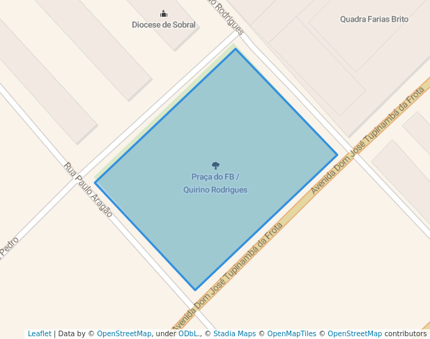Praça do FB / Quirino Rodrigues in Sobral | Map and Routes