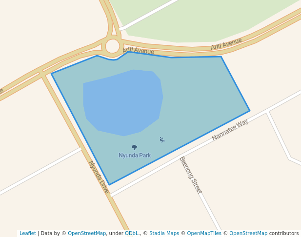 Nyunda Park in Wanneroo | Map and Routes