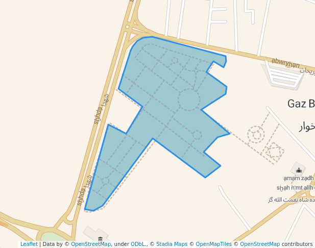 پارک شهید مدرس in Gaz | Map and Routes
