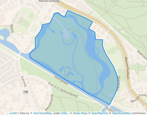 Westbroekpark in Den Haag | Map and Routes
