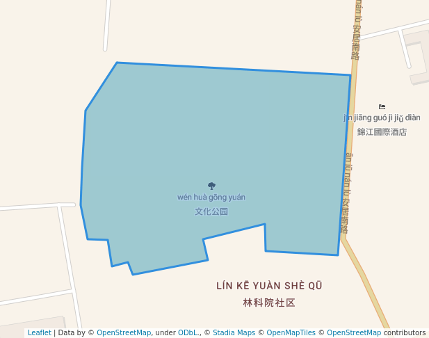 文化公园 in Wu Lu Mu Qi Shi | Map and Routes