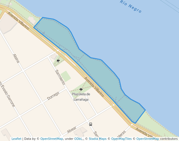 Paseo de los Palistas in Viedma | Map and Routes