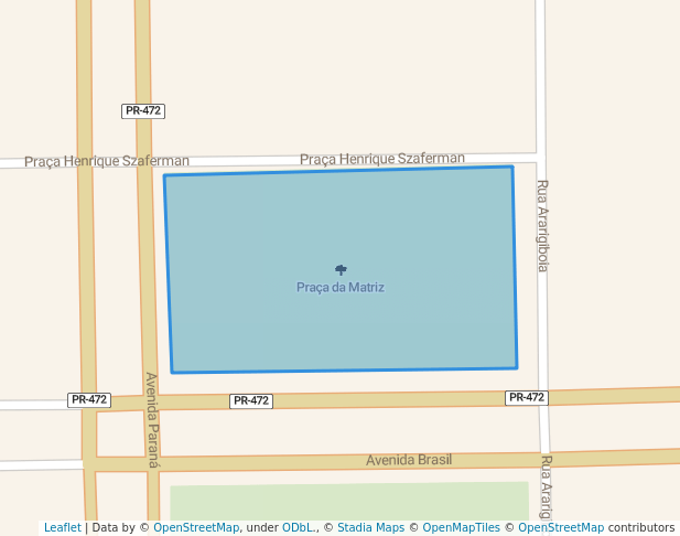 Praça da Matriz in Juranda | Map and Routes