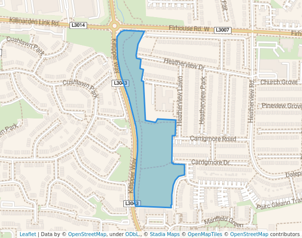 Sean Walsh Park in Dublin | Map and Routes