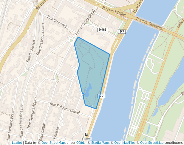 Parc du Château in Suresnes | Map and Routes