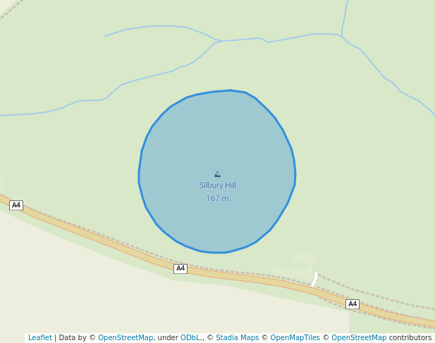 Silbury Hill in West Kennett | Map and Routes