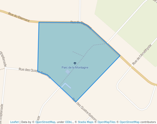 Parc de la Montagne in Mirabel | Map and Routes