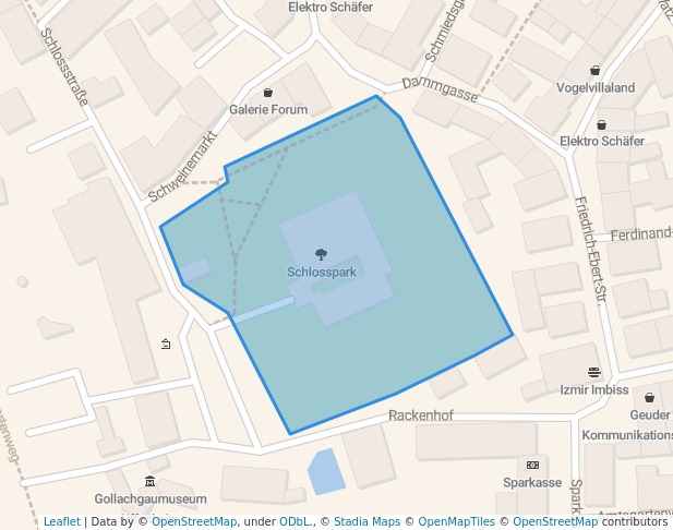 Schlosspark in Uffenheim | Map and Routes
