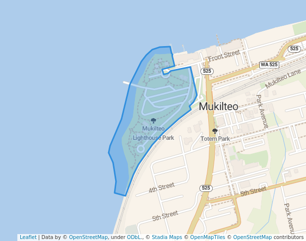 Mukilteo Lighthouse Park in Mukilteo | Map and Routes