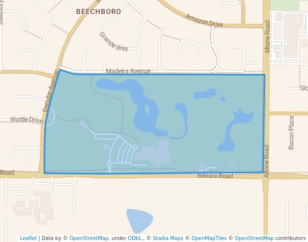 Altone Park in Beechboro | Map and Routes