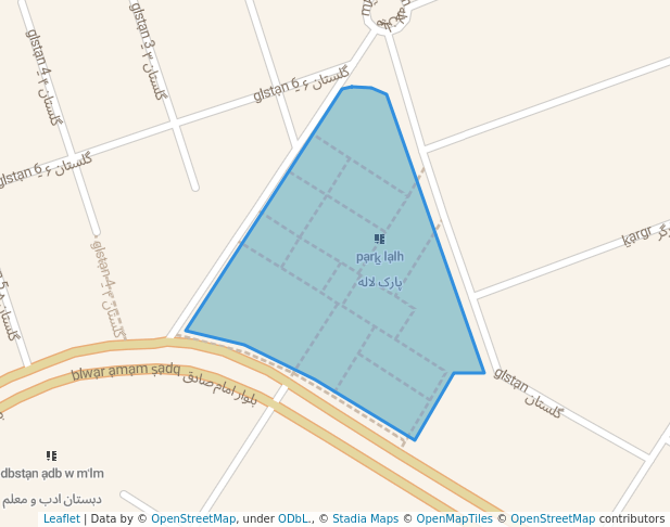 پارک لاله in Shush | Map and Routes