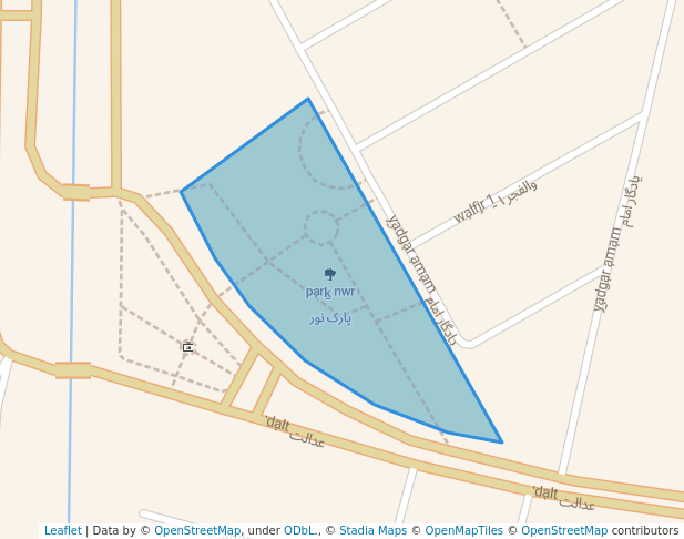 پارک نور in Shush | Map and Routes