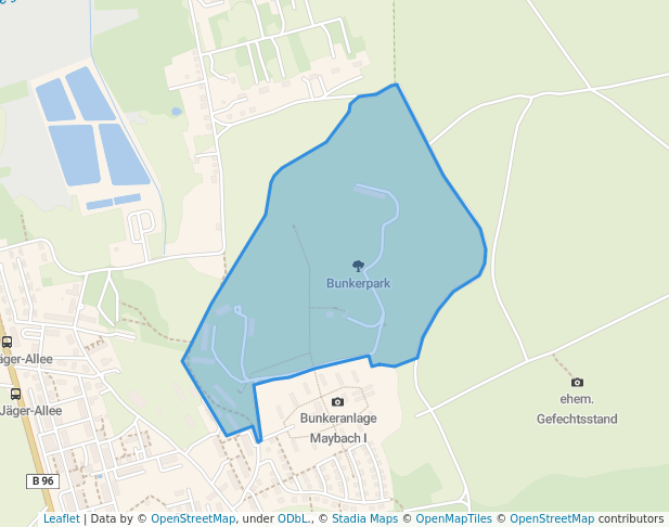 Bunkerpark in Zossen | Map and Routes
