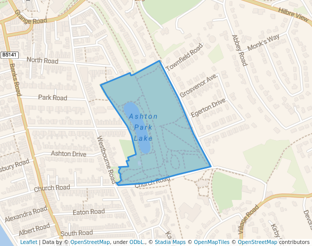 Ashton Park in Birkenhead | Map and Routes