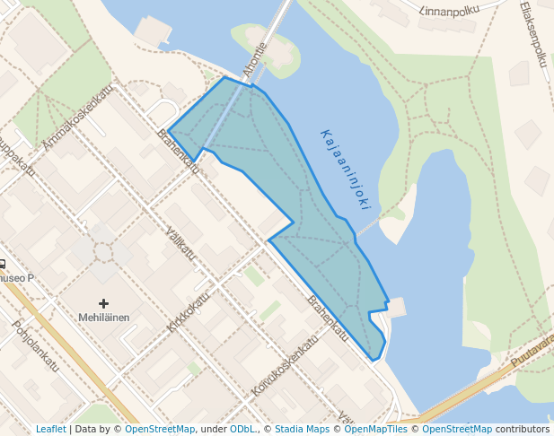Rantapuisto in Kajaani | Map and Routes