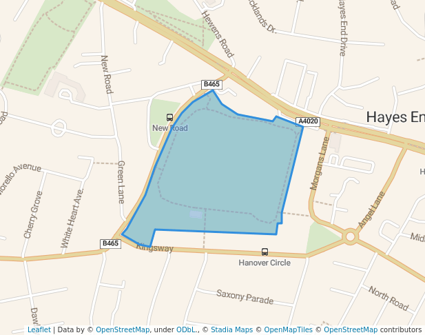 Hayes End Community Park in Hayes | Map and Routes