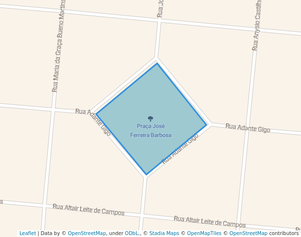 Praça José Ferreira Barbosa in Bauru | Map and Routes