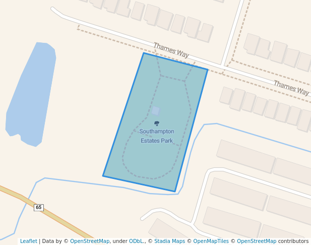 Southampton Estates Park in Hamilton | Map and Routes