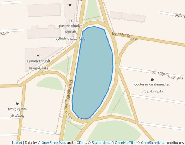 میدان منظریه in Tabriz | Map and Routes