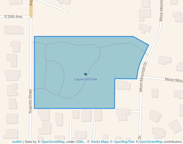 Laurel Hill Park in Eugene | Map and Routes