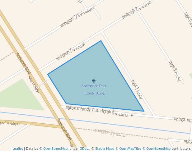 Shemshad Park in Mashhad | Map and Routes