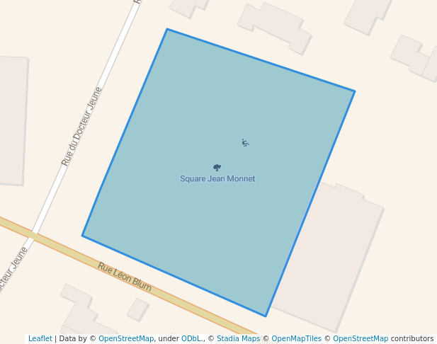 Square Jean Monnet in Montélimar | Map and Routes