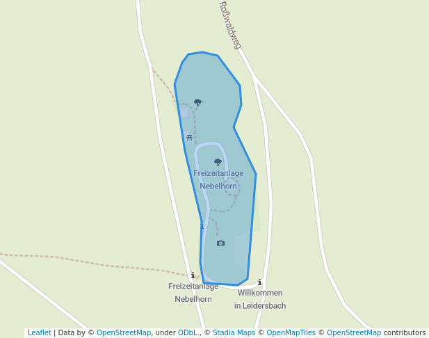 Freizeitanlage Nebelhorn in Leidersbach | Map and Routes