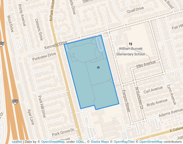Cardoza Park in Milpitas | Map and Routes