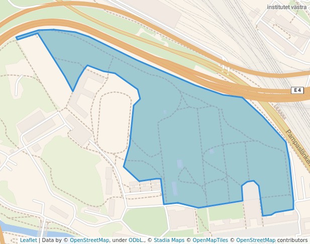 Karlbergs slottspark in Solna | Map and Routes