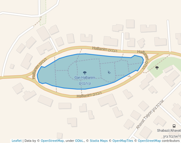 HaBanim Garden in Even Yehuda | Map and Routes