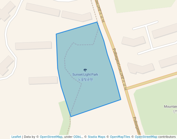 Sunset Light Park in Uiwang-si | Map and Routes