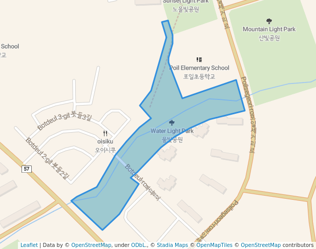Water Light Park in Uiwang-si | Map and Routes