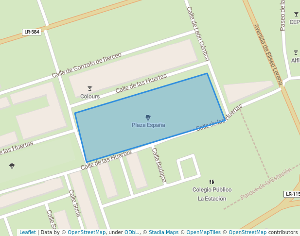 Plaza España in Arnedo | Map and Routes