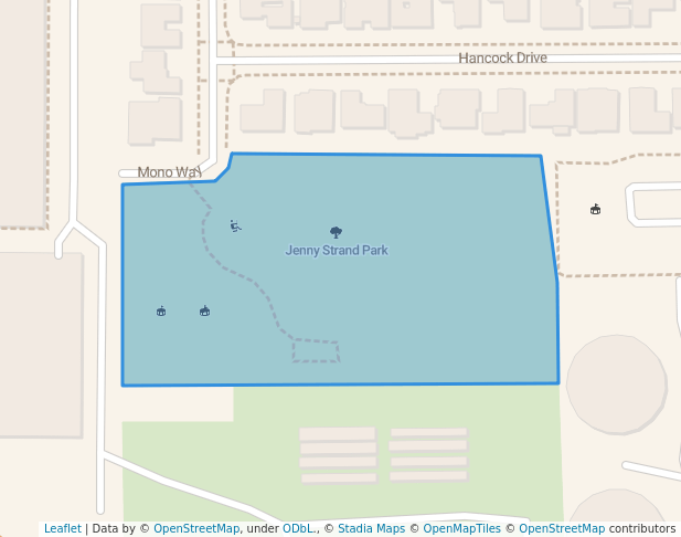 Jenny Strand Park in Santa Clara | Map and Routes