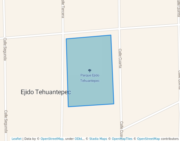 Parque Ejido Tehuantepec in Ejido Tehuantepec | Map and Routes