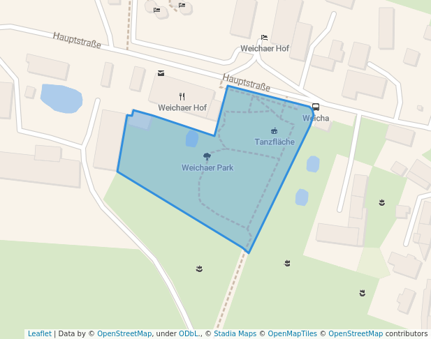 Weichaer Park in Weißenberg | Map and Routes
