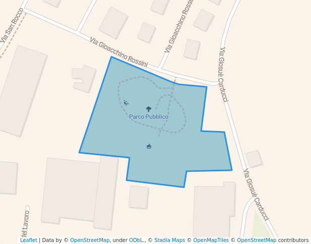 Parco Pubblico in Busnago | Map and Routes