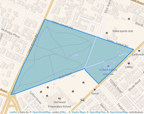 Bulwer Park in Berea | Map and Routes