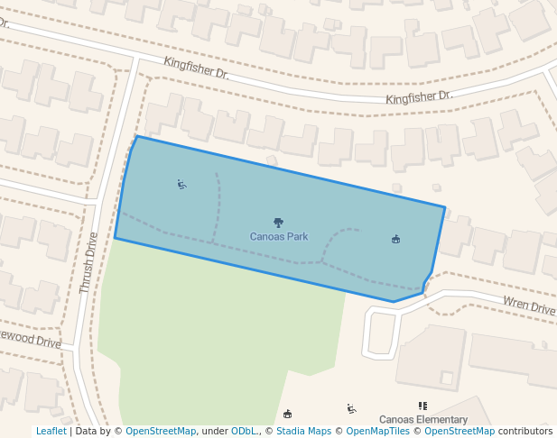 Canoas Park in San Jose | Map and Routes